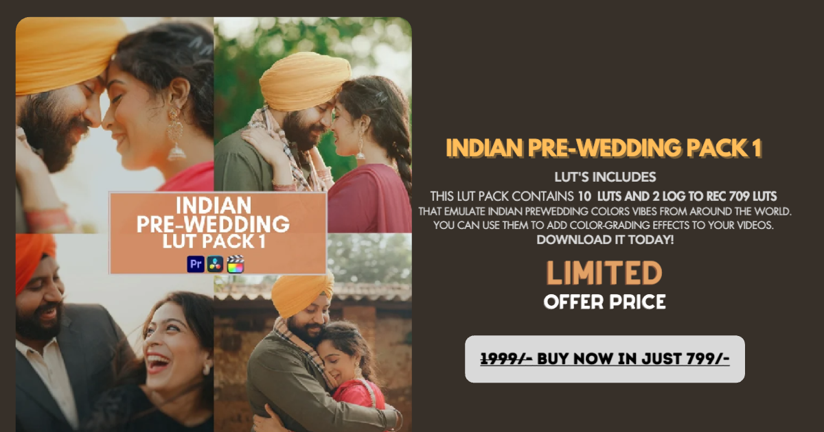 INDIAN PRE-WEDDING PACK 1